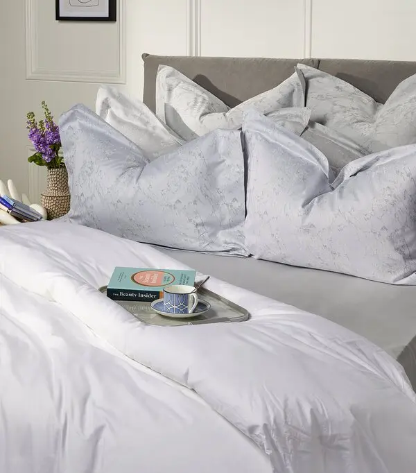 CELSO DE LEMOS Parus King Duvet Cover - Grey