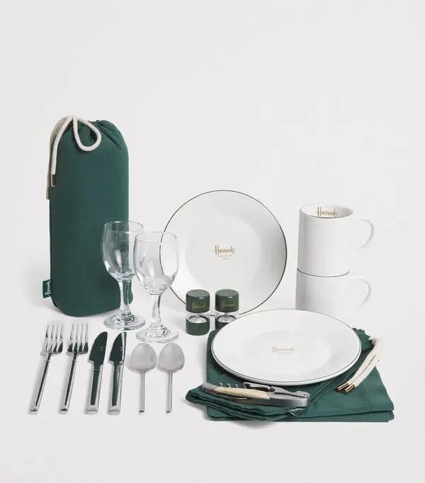 Harrods Fitted Picnic Basket For Two