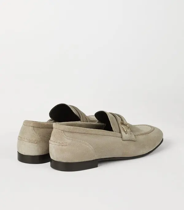 Brunello Cucinelli Suede Horsebit Loafers