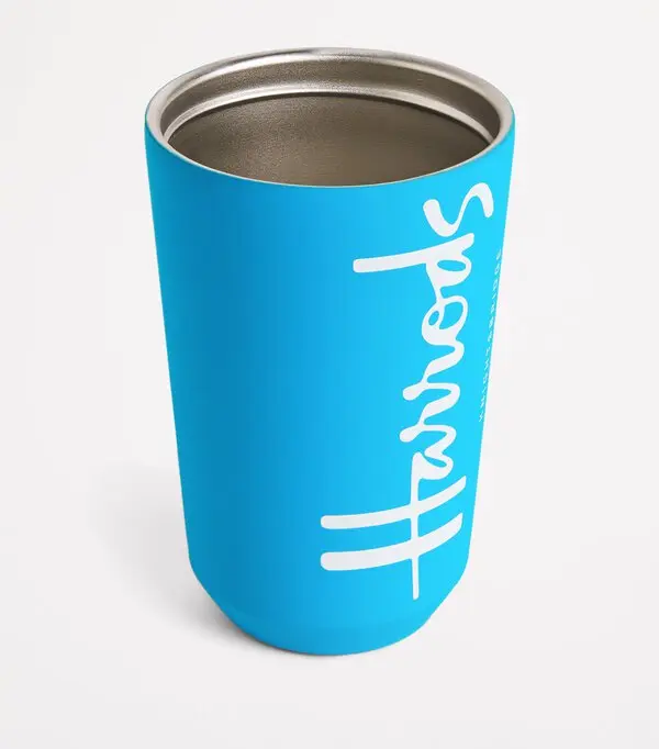 Harrods Logo Travel Cup - Blue