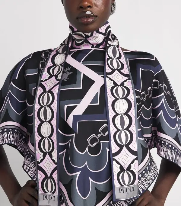 Emilio Pucci Silk Printed Scarf
