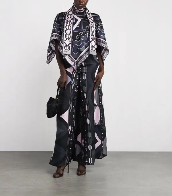 Emilio Pucci Silk Printed Scarf