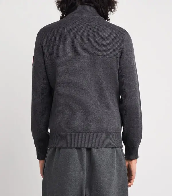 Canada Goose Down-merino Wool Hybridge Puffer Jacket - Grey