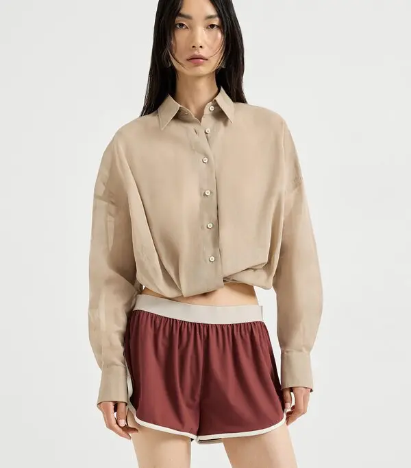 Brunello Cucinelli Cotton Organza Shirt