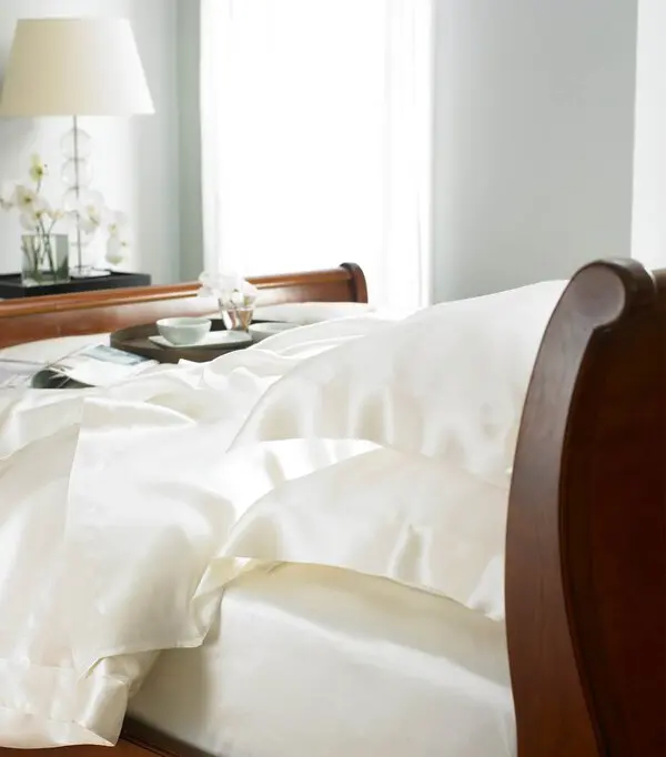 Gingerlily Silk Flat Sheet - Ivory