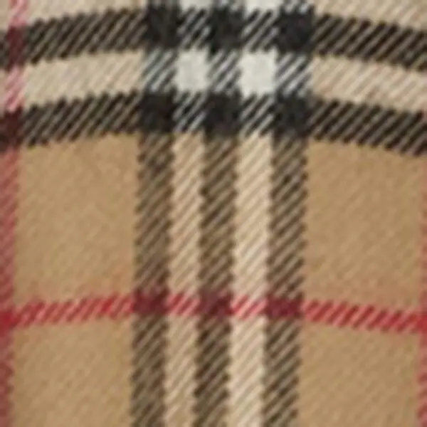 Burberry Wool Reversible Check Cape