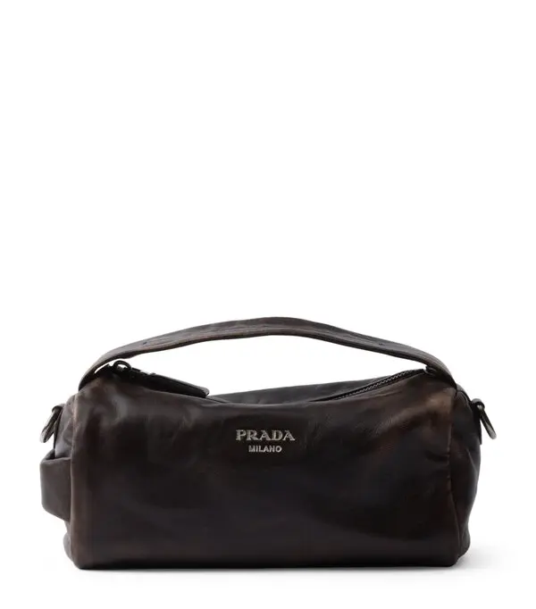Prada Leather Cross-body Bag - Brown