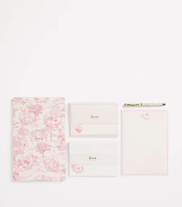 Harrods Toile Letter Writing Set