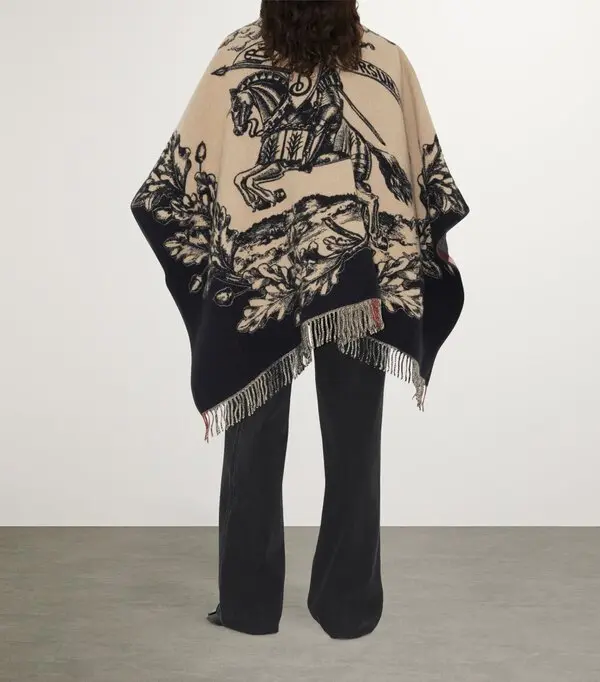 Burberry Wool Reversible Cape - Beige