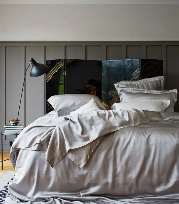 Gingerlily Silk Flat Sheet - Grey