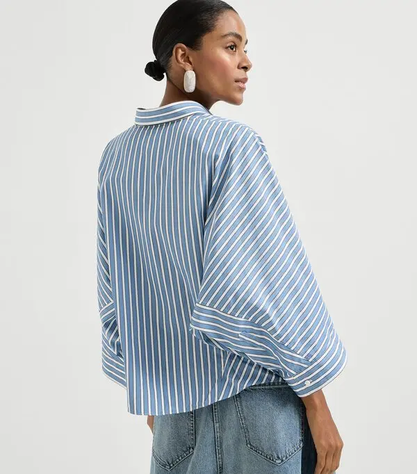 Brunello Cucinelli Striped Cotton Shirt