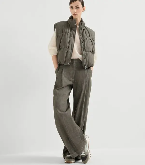 Brunello Cucinelli Techno-suede Runner Sneakers