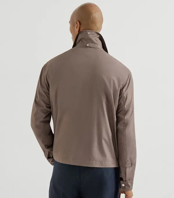 Brunello Cucinelli Silk-blend Water-resistant Jacket