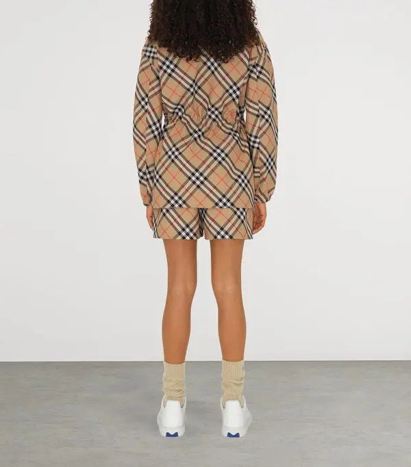 Burberry Check Jacket - Beige