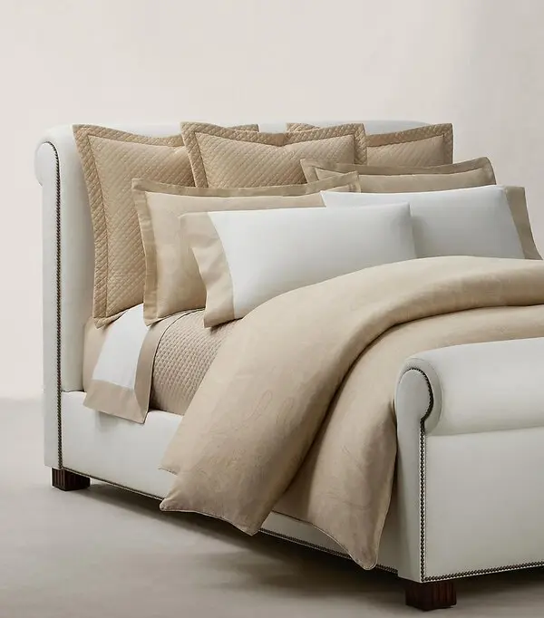 Ralph Lauren Doncaster Coastal Super King Duvet Cover - Neutral