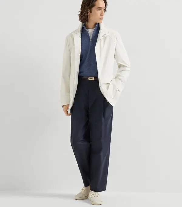 Brunello Cucinelli Cashmere Half-zip Pullover - Blue
