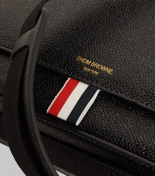 Thom Browne Pebbled Leather Reporter Bag