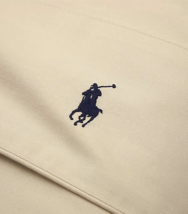 Ralph Lauren Cotton Player Super King Flat Sheet - Beige