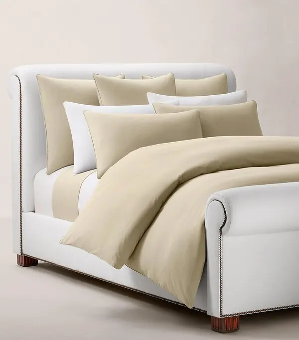 Ralph Lauren Cotton Player Super King Flat Sheet - Beige