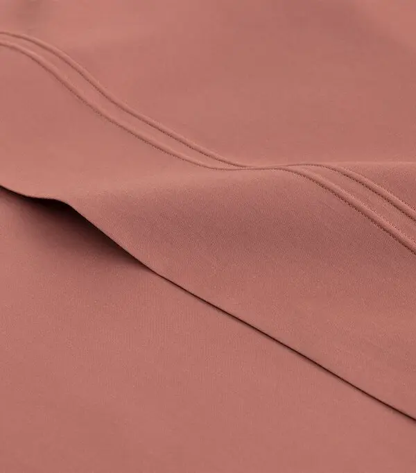 YVES DELORME Triomphe Santal Super King Flat Sheet - Pink