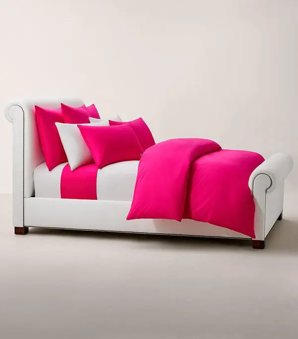 Ralph Lauren Cotton Polo Player Duvet Cover - Pink