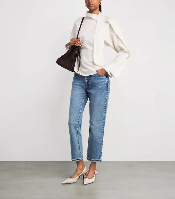 FRAME The Borrowed Straight Jeans