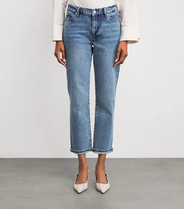 FRAME The Borrowed Straight Jeans