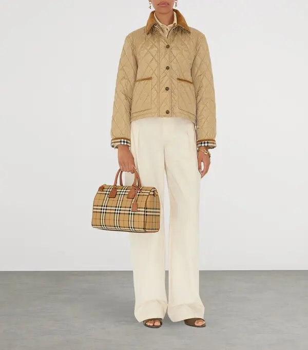 Burberry Quilted Field Jacket - Beige