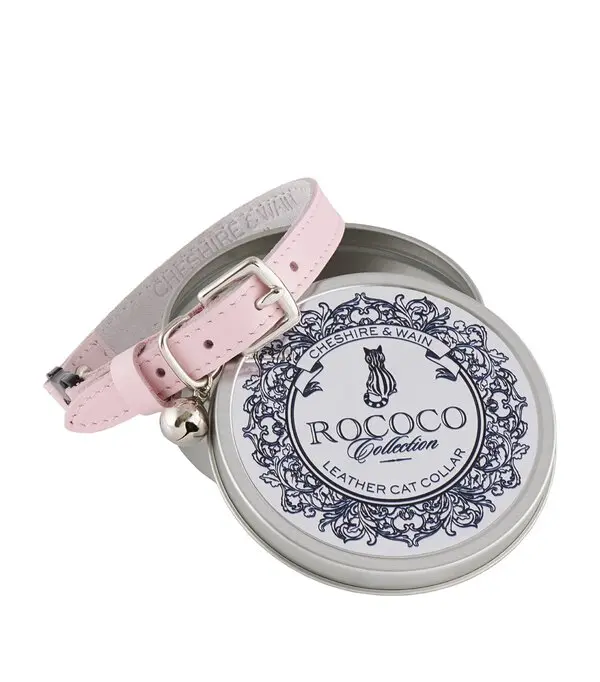 CHESHIRE & WAIN Rococo Cat Collar With Bow Tie - Pink