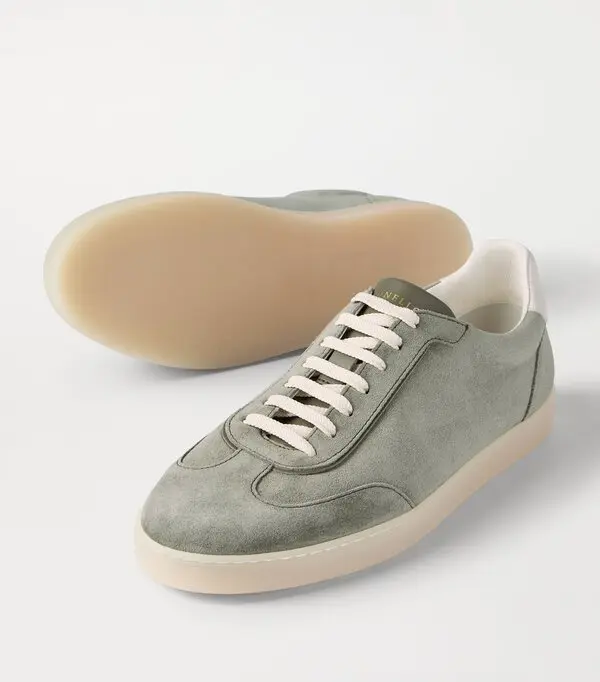 Brunello Cucinelli Suede Low-top Sneakers
