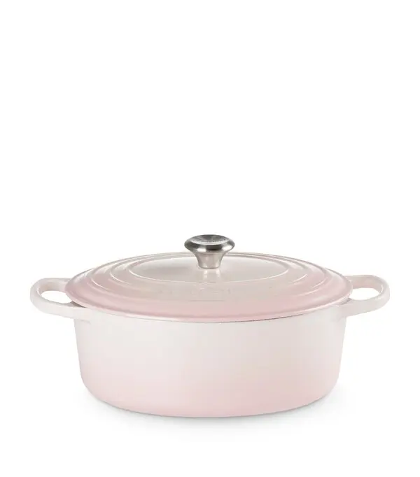 LE CREUSET Cast Iron Oval Casserole Dish - Blue