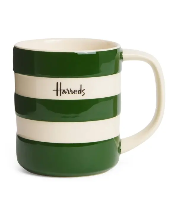 Harrods Cornish Stripe Mug - Green