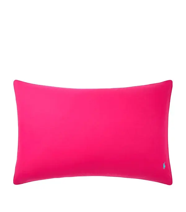 Ralph Lauren Cotton Polo Player Pillowcase - Pink