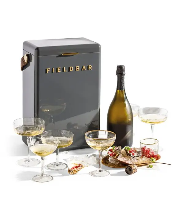 FIELDBAR Drinks Box Cooler With Interchangeable Straps - Grey