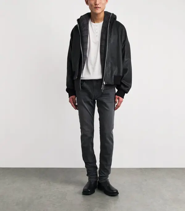 Paige Lennox Slim Jeans - Grey