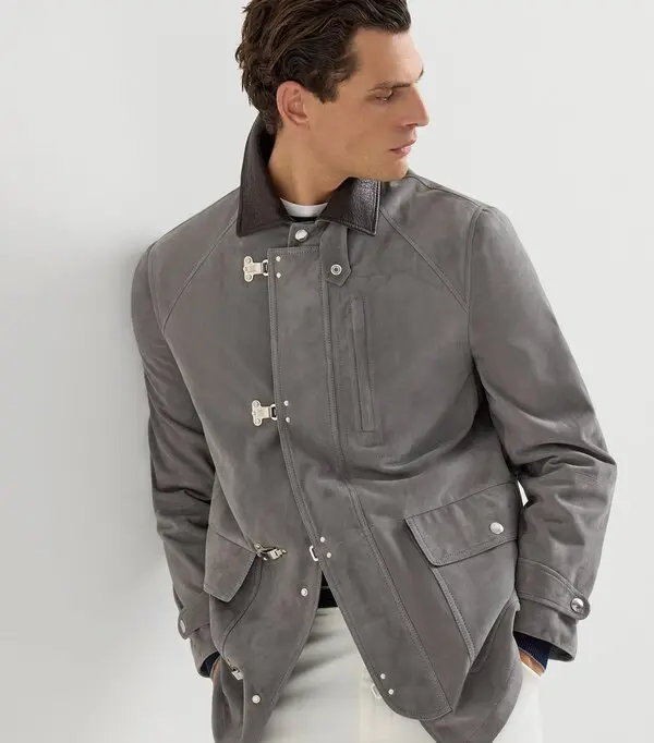 Brunello Cucinelli Suede Jacket