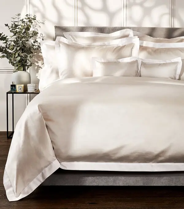 CELSO DE LEMOS Emma Square Pillowcase - Beige