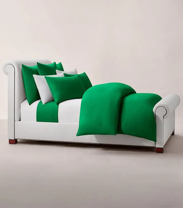 Ralph Lauren Cotton Square Pillowcase - Green