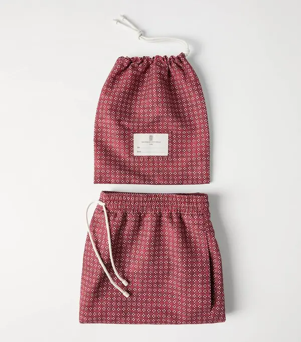 Brunello Cucinelli Embroidered Swim Shorts