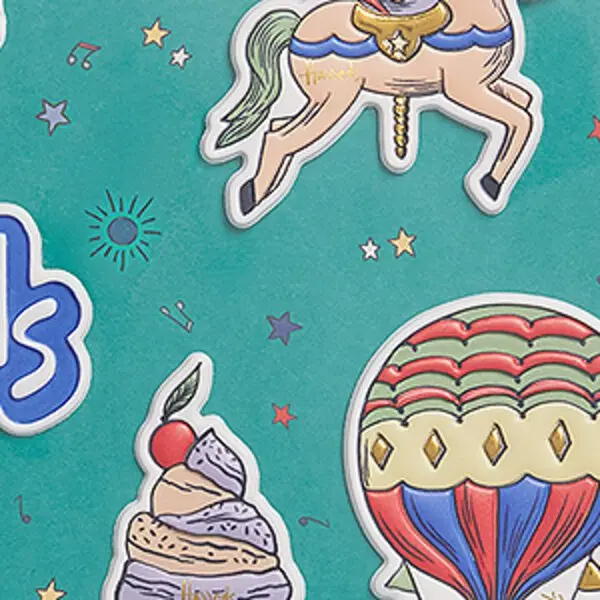 Harrods Sunday Afternoon 3d Sticker Set
