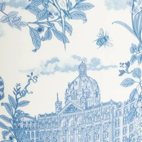 Harrods Bone China Toile Teapot