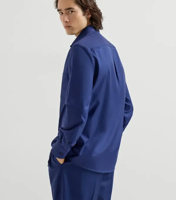 Brunello Cucinelli Cotton Twill Shirt