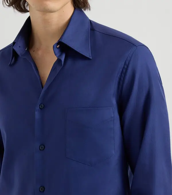 Brunello Cucinelli Cotton Twill Shirt