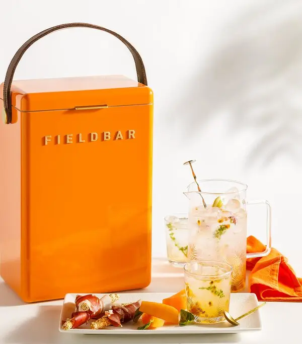 FIELDBAR Drinks Box Cooler With Interchangeable Straps - Orange