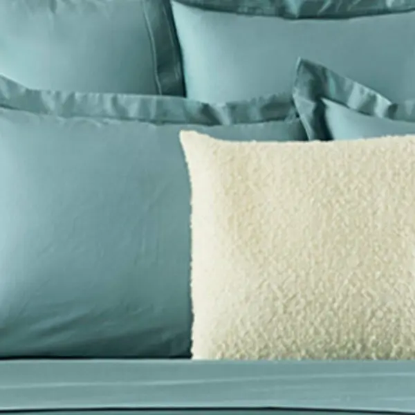 YVES DELORME Triomphe Super King Fitted Sheet - Green