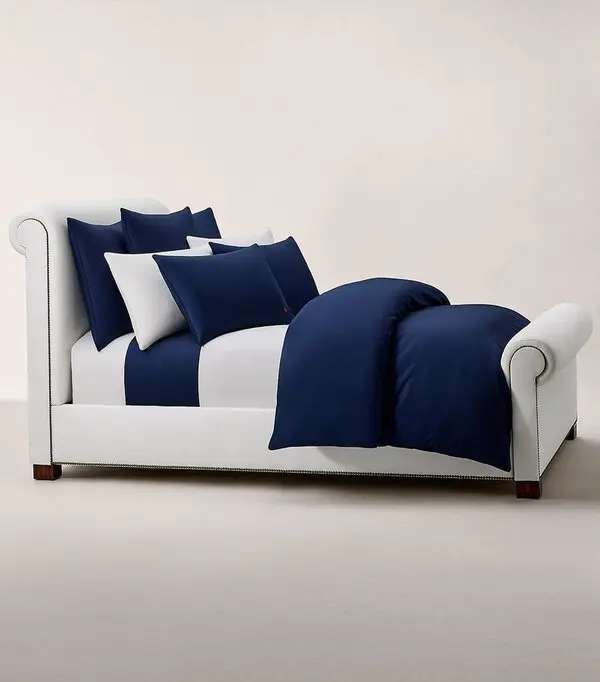 Ralph Lauren Cotton Player Single Fitted Sheet - Navy