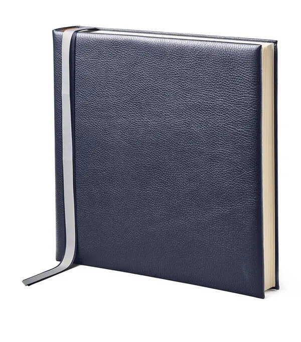 ASPINAL OF LONDON Leather-bound Photo Album - Blue