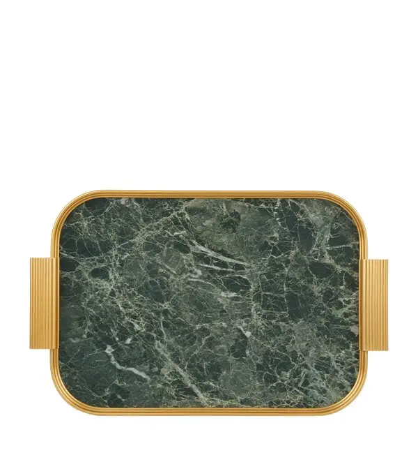 KAYMET Marble Ribbed Tray