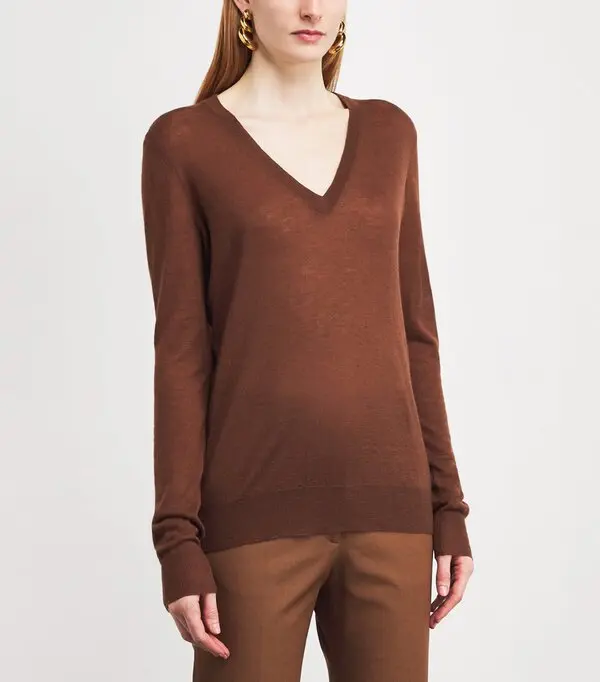 JOSEPH Cashmere V-neck Sweater