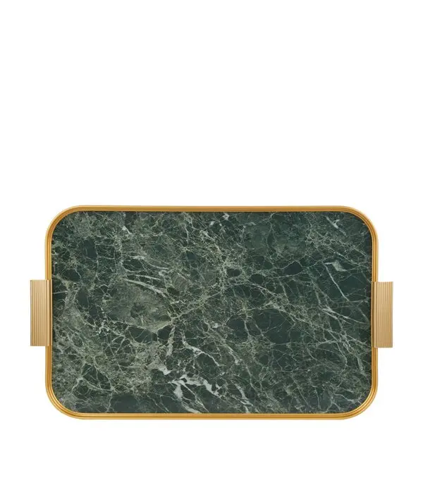 KAYMET Marble Ribbed Tray